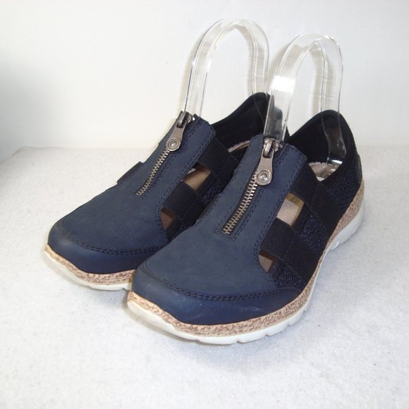 Rieker | Shoes | Rieker Nikita 88 Antistress Memo Soft Navy Womens Shoe Size 38 Us 775 | Poshmark